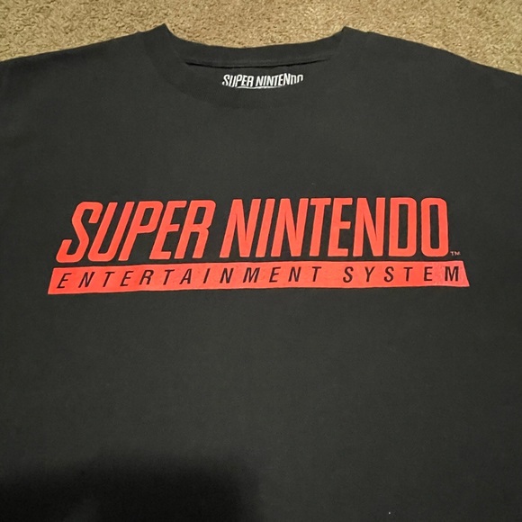 Nintendo | Shirts | Super Nintendo Entertainment System Tshirt Mens ...
